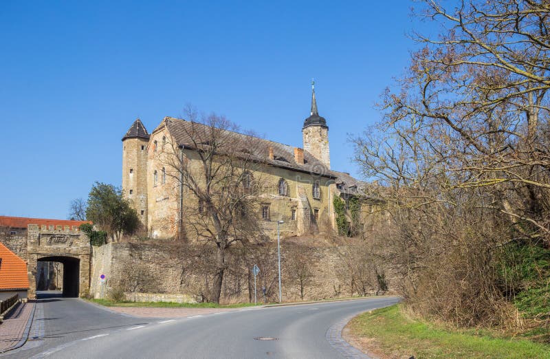 Road Leading To the Historic Castle in Seeburg Stock Photo - Image of ...