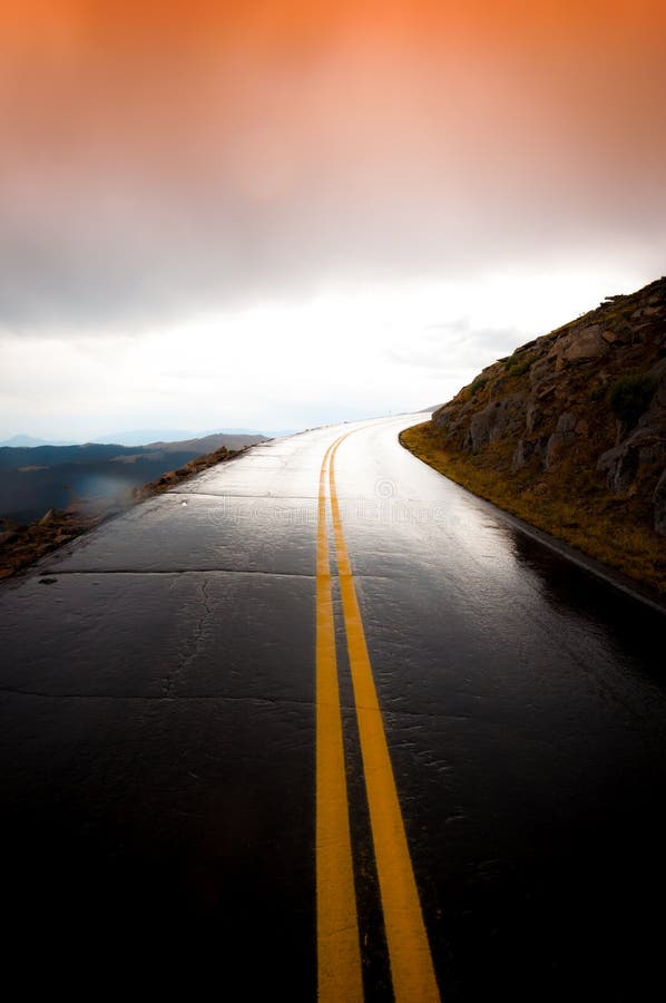 Road to Explore stock photo. Image of clouds, unknown - 29859186