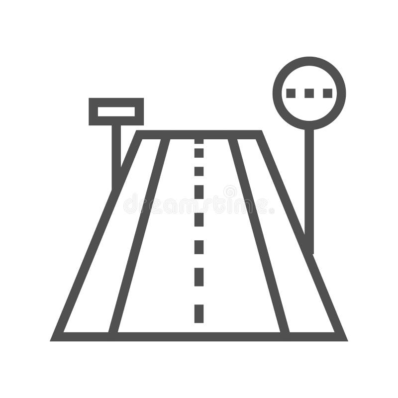 Road Map Icon In Trendy Design Style. Road Map Icon Isolated On White ...