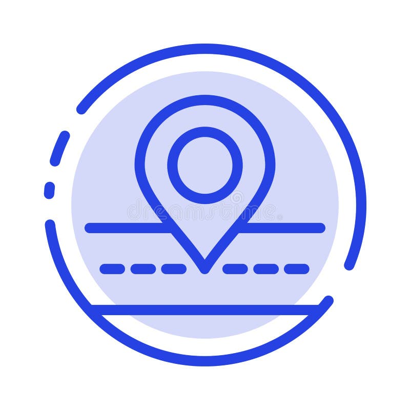 Road, Location, Way, Map Blue Solid Logo with Place for Tagline Stock ...