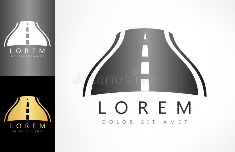 Road logo vector stock vector. Illustration of path - 118466628