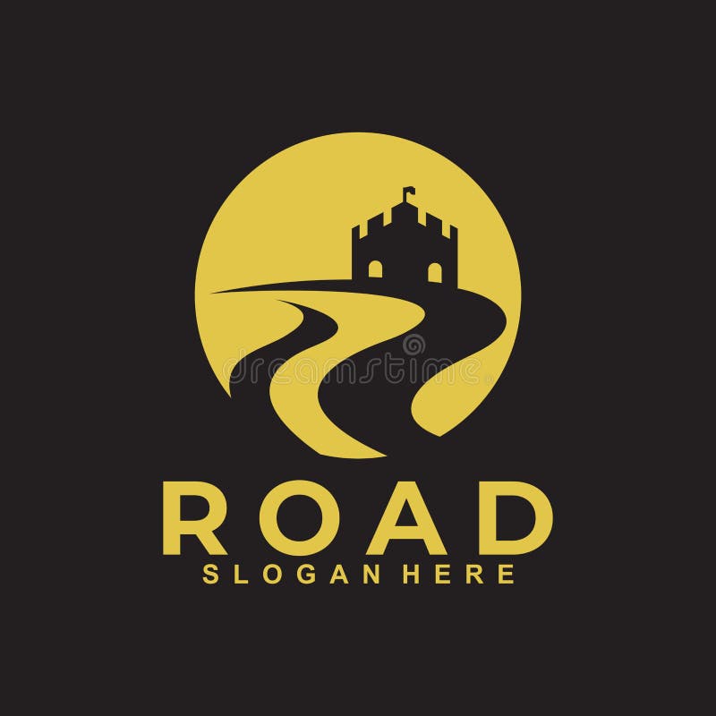 Road Logo Vector Design Template Stock Vector - Illustration of icon ...