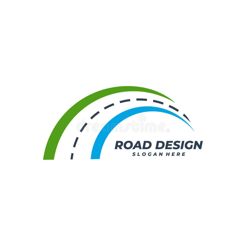 Road Logo Vector Template, Creative Road Logo Design Concepts Stock ...