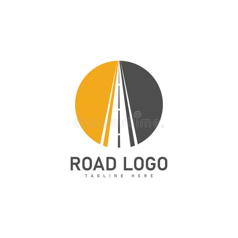 Road Logo Road Logo Vector Template Icon Stock Vector - Illustration of ...