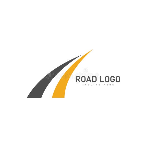 Road Logo Road Logo Vector Template Icon Stock Vector - Illustration of ...