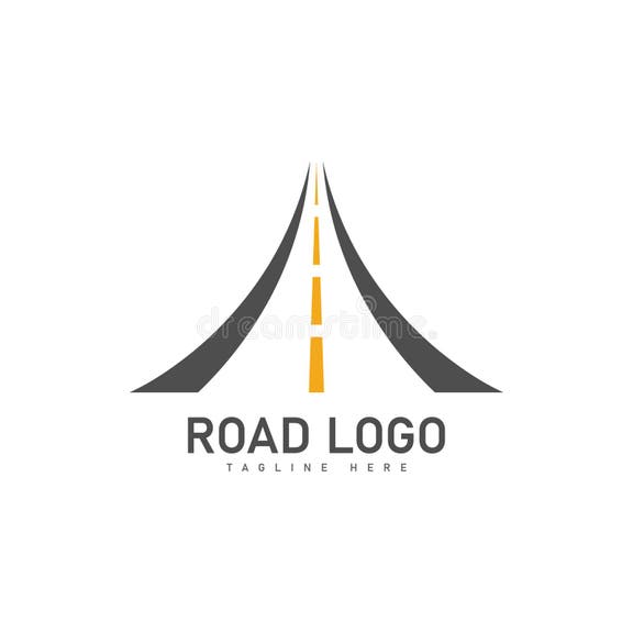 Road Logo Road Logo Vector Template Icon Stock Vector - Illustration of ...