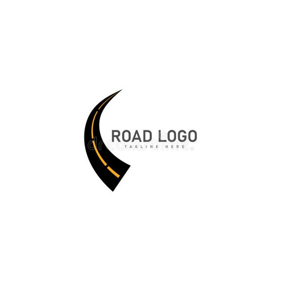 Road Logo Road Logo Vector Template Icon Stock Vector - Illustration of ...