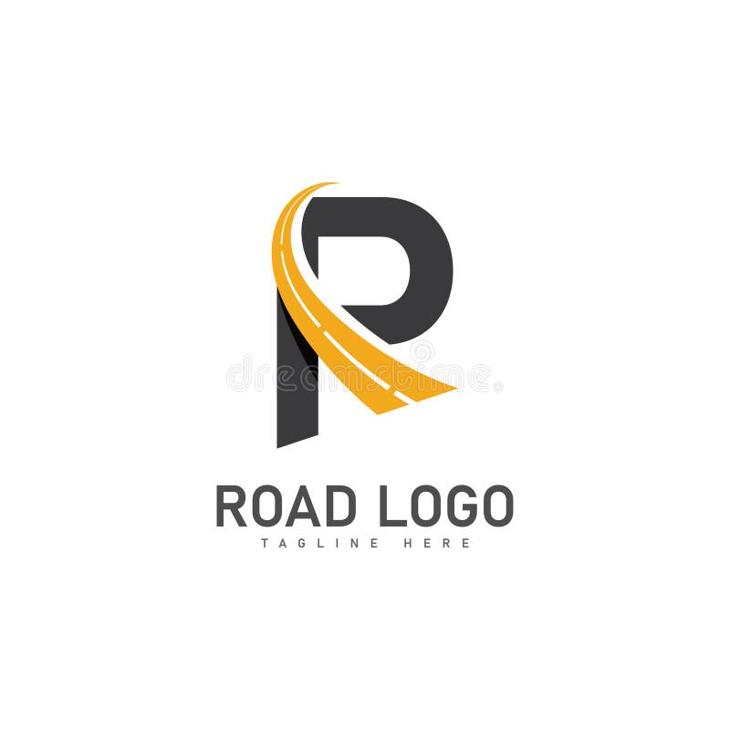 Road Logo Road Logo Vector Template Icon Stock Vector - Illustration of ...