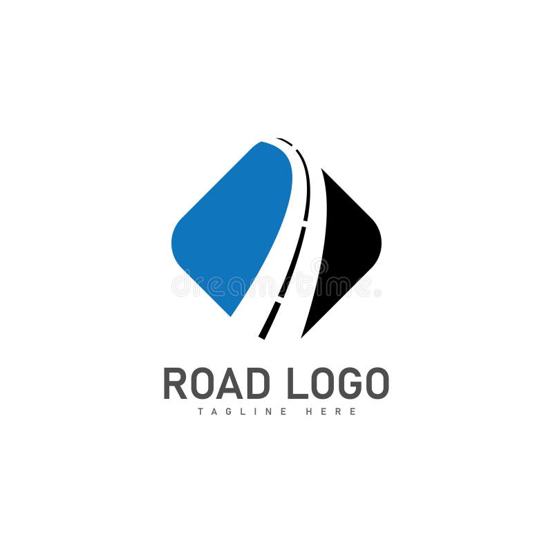 Road Logo Road Logo Vector Template Icon Stock Vector - Illustration of design, highway: 351001038
