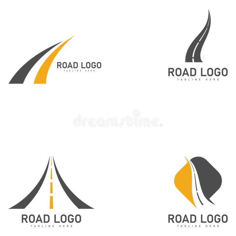Road Logo Road Logo Vector Template Icon Stock Illustration ...