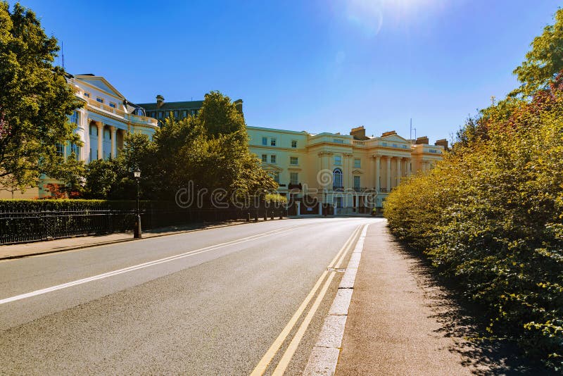 Road in London stock photo. Image of cityscape, buildings - 74701490
