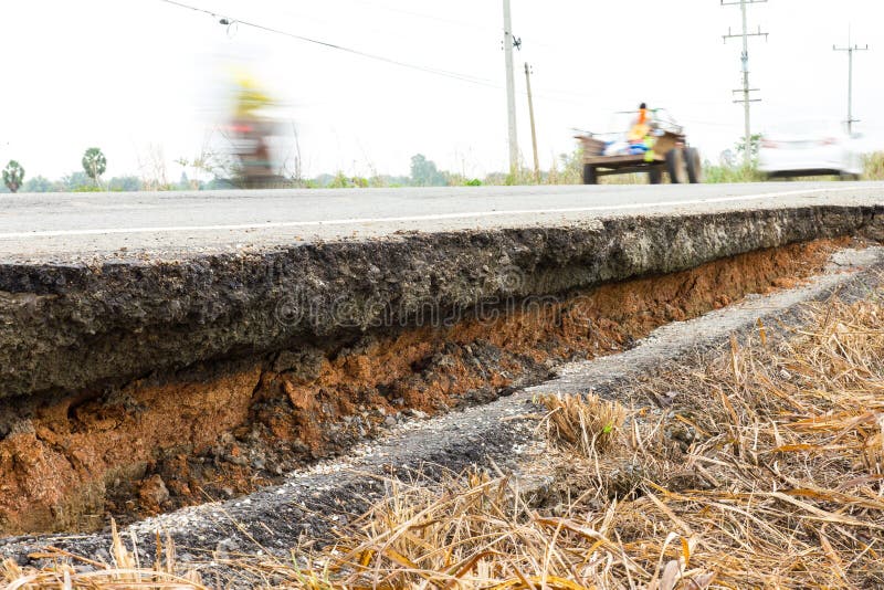 Road is a long break stock image. Image of black, hole - 46167185