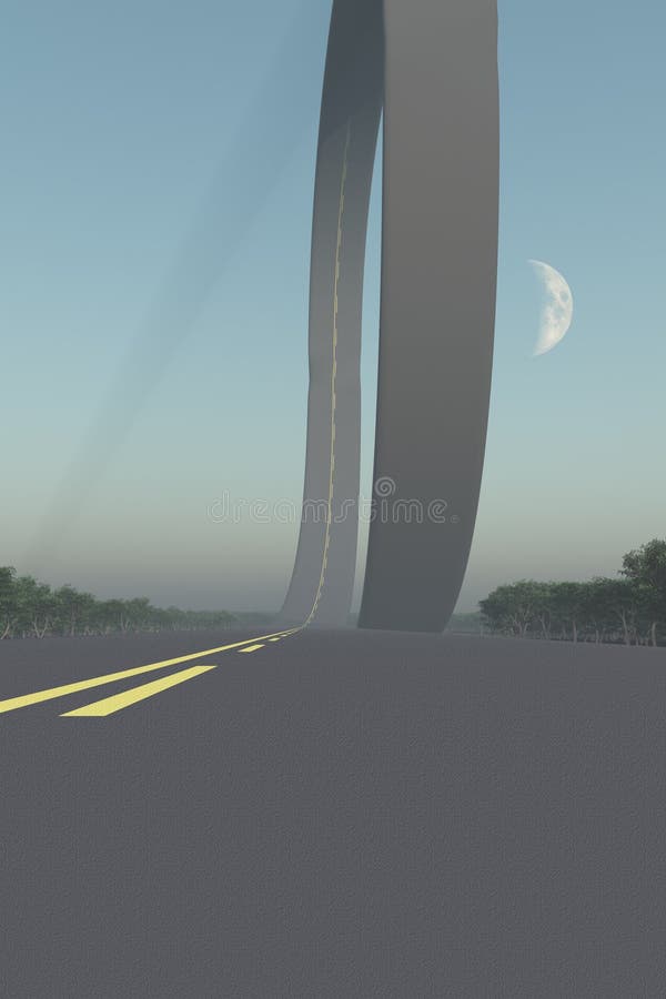 Road loop stock illustration. Illustration of highway - 80174686