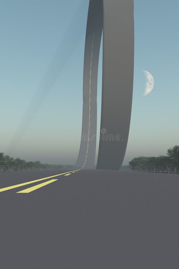 Road loop stock illustration. Illustration of highway - 80174686