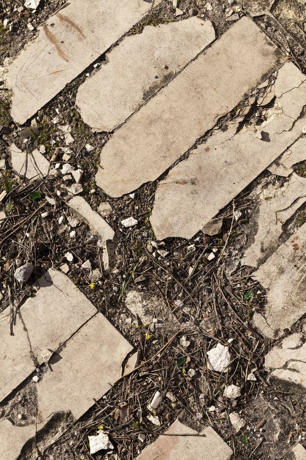 A Road Made of Tiles that Collapsed Stock Photo - Image of tile ...