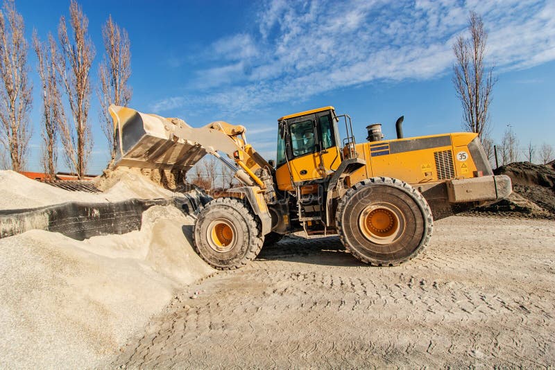 Road making stock image. Image of lorry, dump, landscape - 45530005
