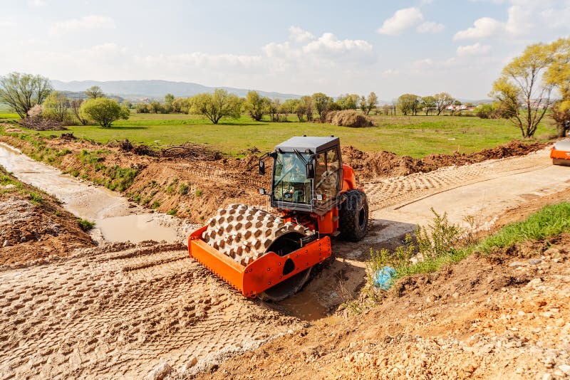 Road making stock photo. Image of industry, industrial - 45534614