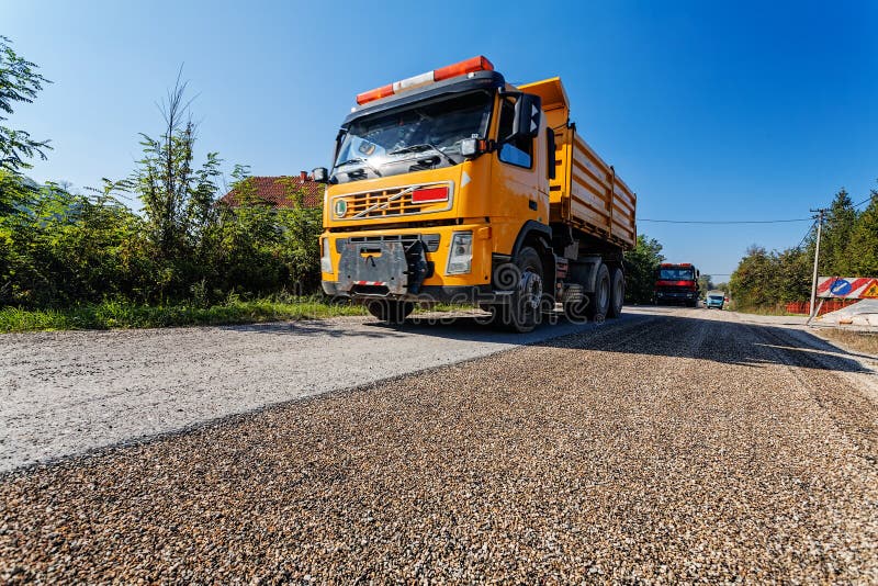 Road making stock image. Image of country, motion, power - 45535423