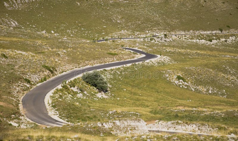 Road with many curves stock photo. Image of curve, road - 15947366