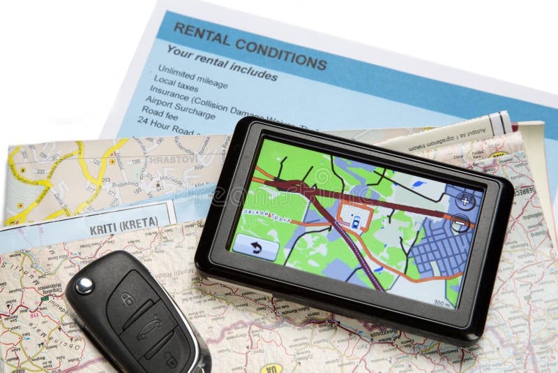 Road map stock image. Image of communicator, navigation - 25584885