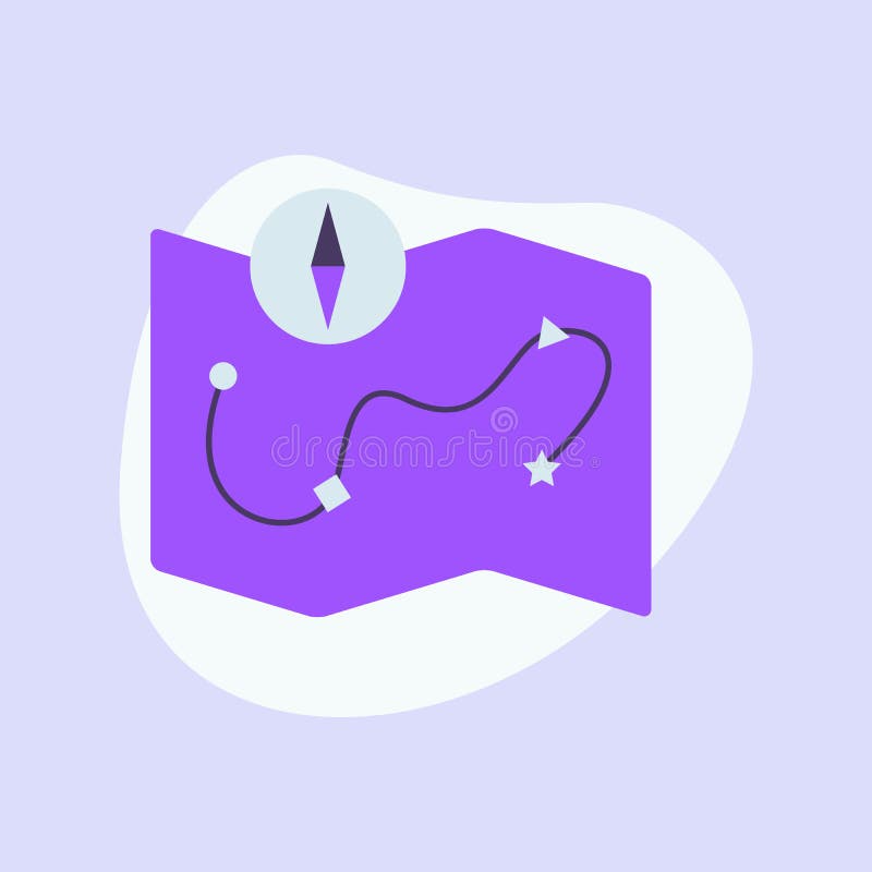 Roadmap Compass Icon Stock Illustrations – 270 Roadmap Compass Icon ...
