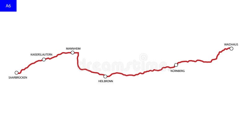 Road map of Germany stock illustration. Illustration of travel - 139612448