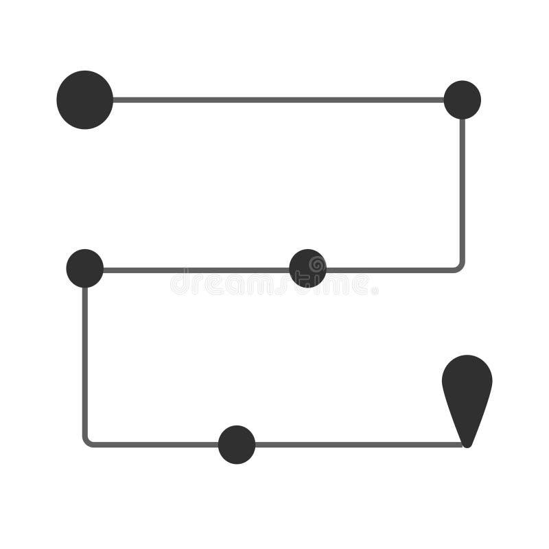 Road Map Product Development Chronology Plan, Strategy Direction Icon ...