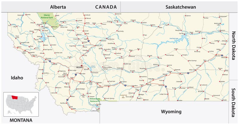 Saskatchewan Road Map