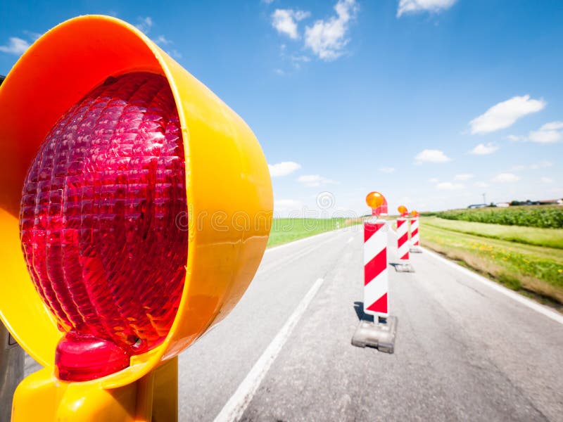 Road marker stock image. Image of danger, equipment, roadblock - 30132131