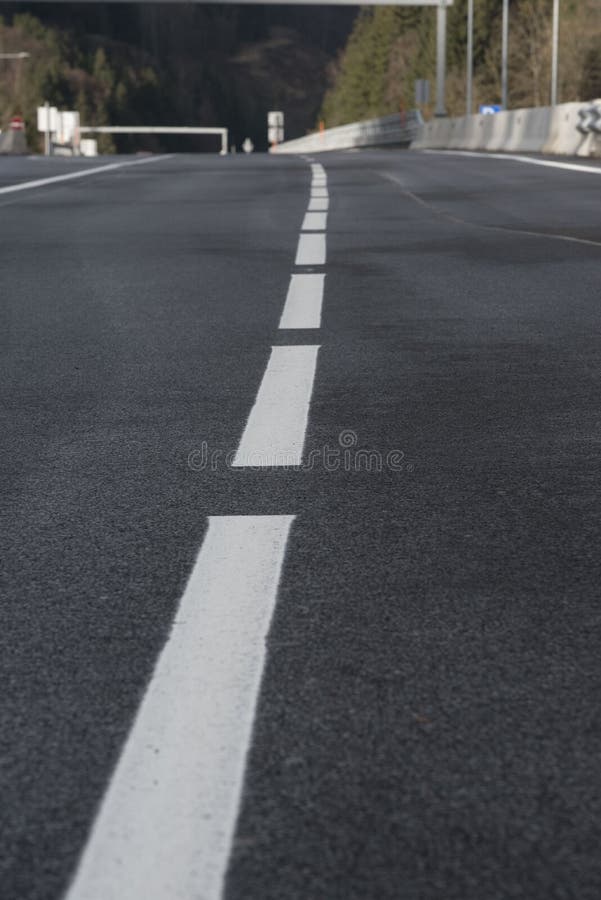 Road Marking or Ground Marking Stock Image - Image of streets, motor ...