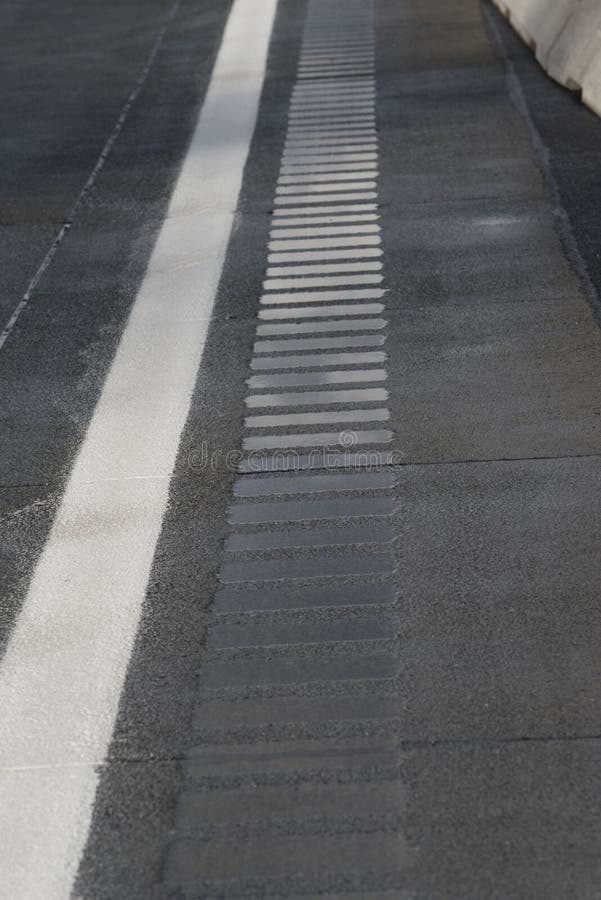 Road Marking or Ground Marking Stock Image - Image of vehicles, ground ...