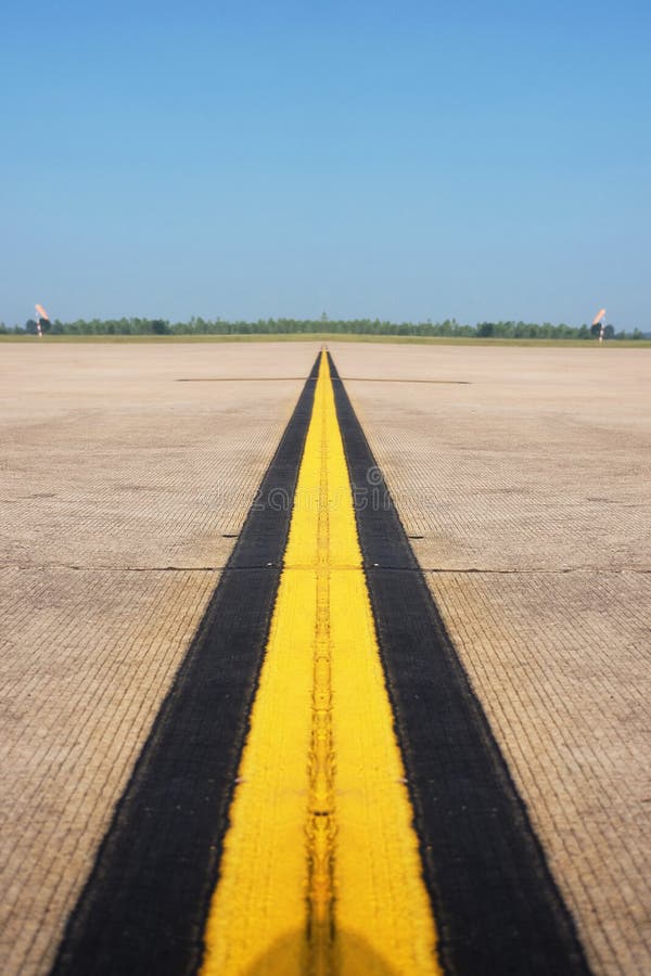 Road Marking Yellow Lines stock image. Image of line - 67941729
