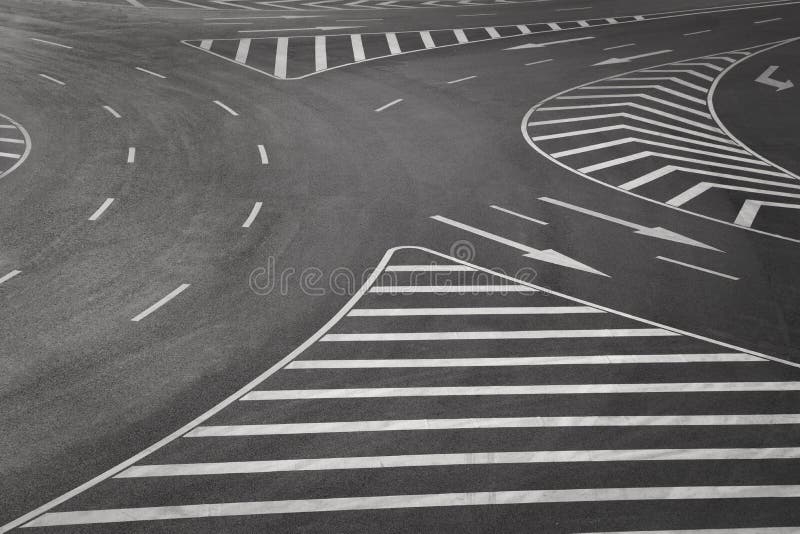 Road markings stock image. Image of curve, line, transport - 16273041