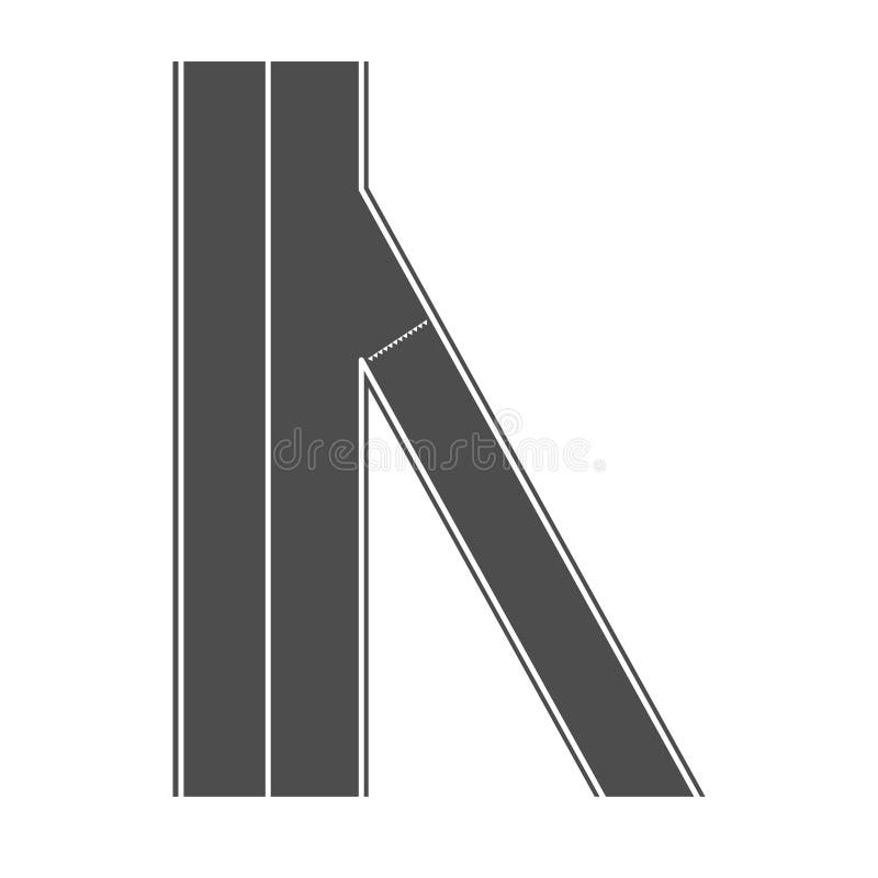 Road Markings. Vector Illustration for Thematic Design Stock Vector ...