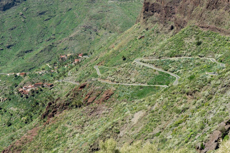 Masca Canyon in Tenerife, Canary Islands, Spain. Stock Photo - Image of ...