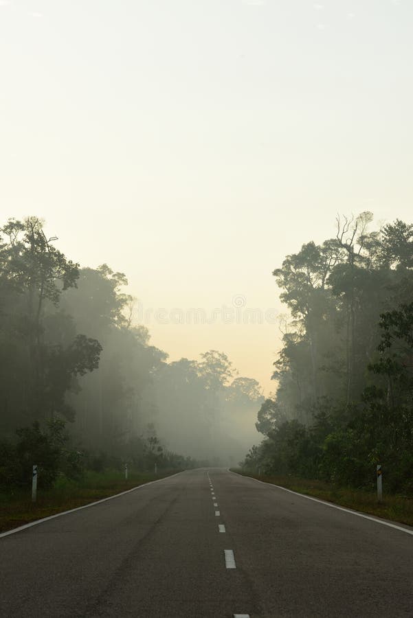 Road in Mersing stock photo. Image of road, dawn, mersing - 76290794