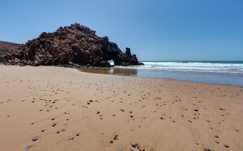 On the Road of Mirleft - Morocco Stock Image - Image of mirleft, agadir ...