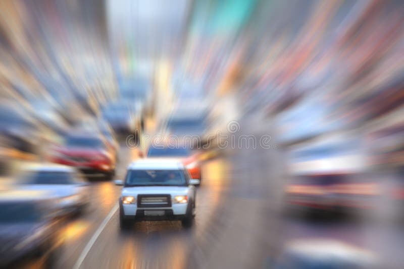 Road with motion blur stock photo. Image of city, modern - 61308970