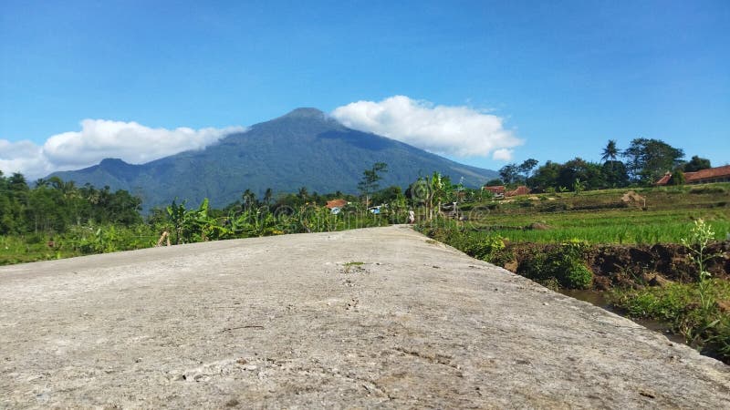 Mount Ciremai stock image. Image of recreational, background - 257879035