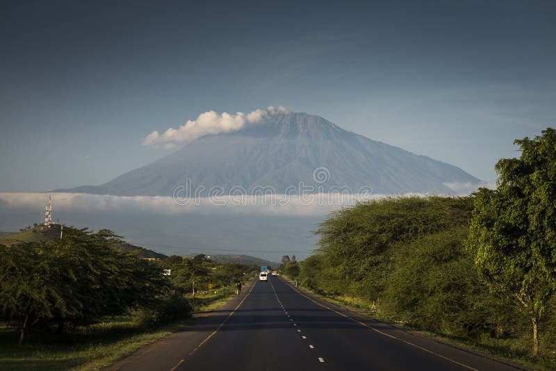 Mount Meru stock photo. Image of horizontal, green, morning - 13368800