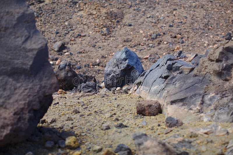 The Road in the Mountains, the Rise of the Volcano, in the Mountains ...