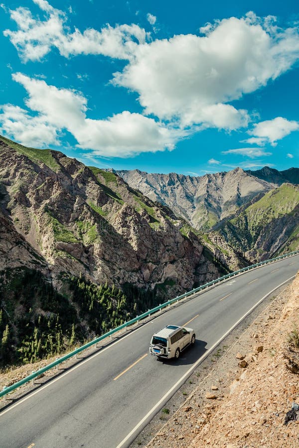 Road in mountains stock image. Image of highway, field - 127654191