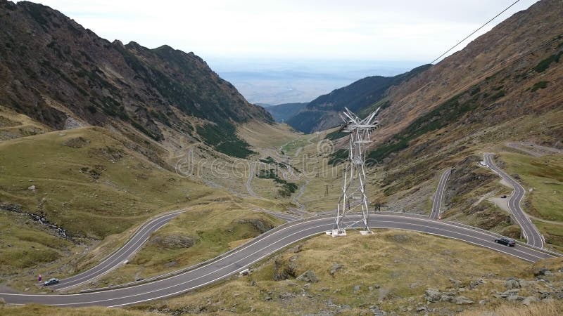 Road in Mountains of Romania Stock Photo - Image of mountains ...