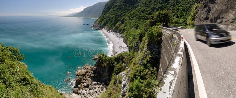 Road near ocean stock photo. Image of motion, afternoon - 16148664