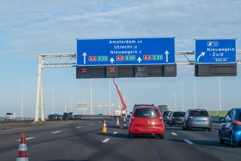 Road Network Infractrusture in Netherlands, Driving Safe on High ...