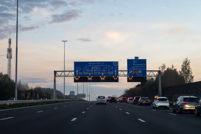 Road Network Infractrusture in Netherlands, Driving Safe on High ...