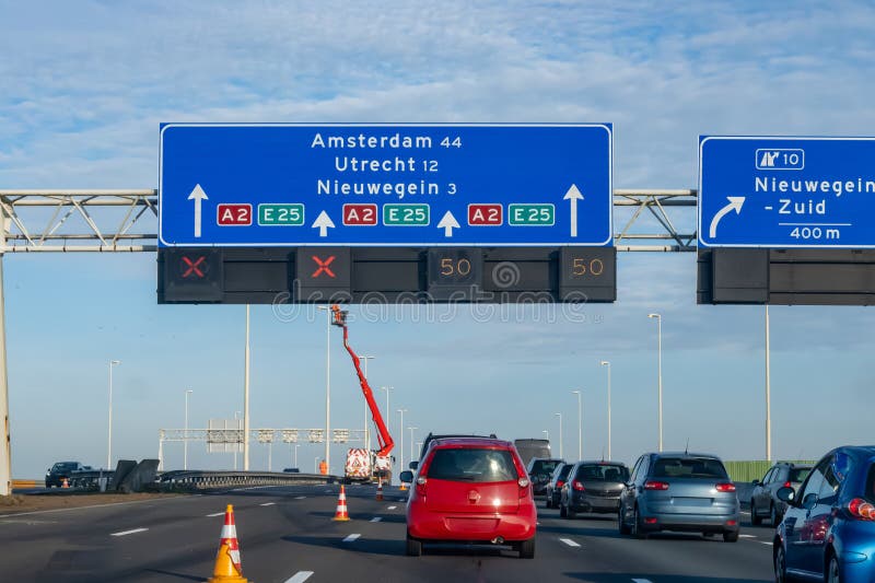 Road Network Infractrusture in Netherlands, Driving Safe on High ...