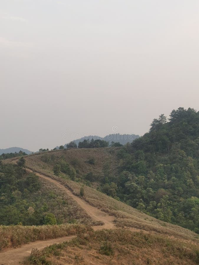 The Road is Never Ending Path. Stock Image - Image of plain, soil ...