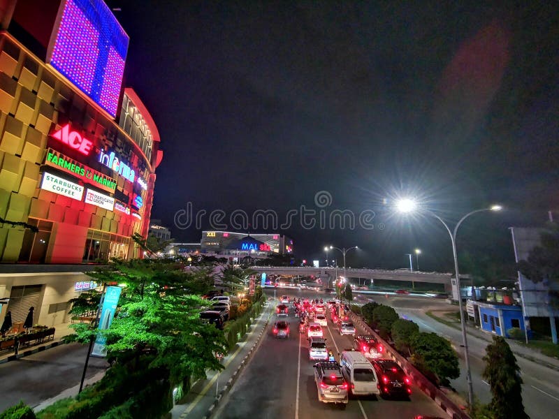 Road Night Sumatra Indonesia Editorial Stock Photo - Image of road ...