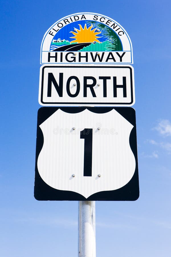 The Road Number 1, Florida Keys, Florida, USA Stock Image - Image of ...